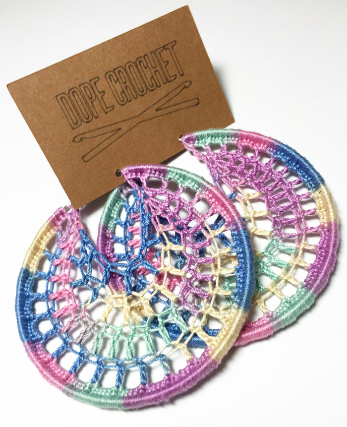 DIDO Webbed Hoops by DopeCrochet