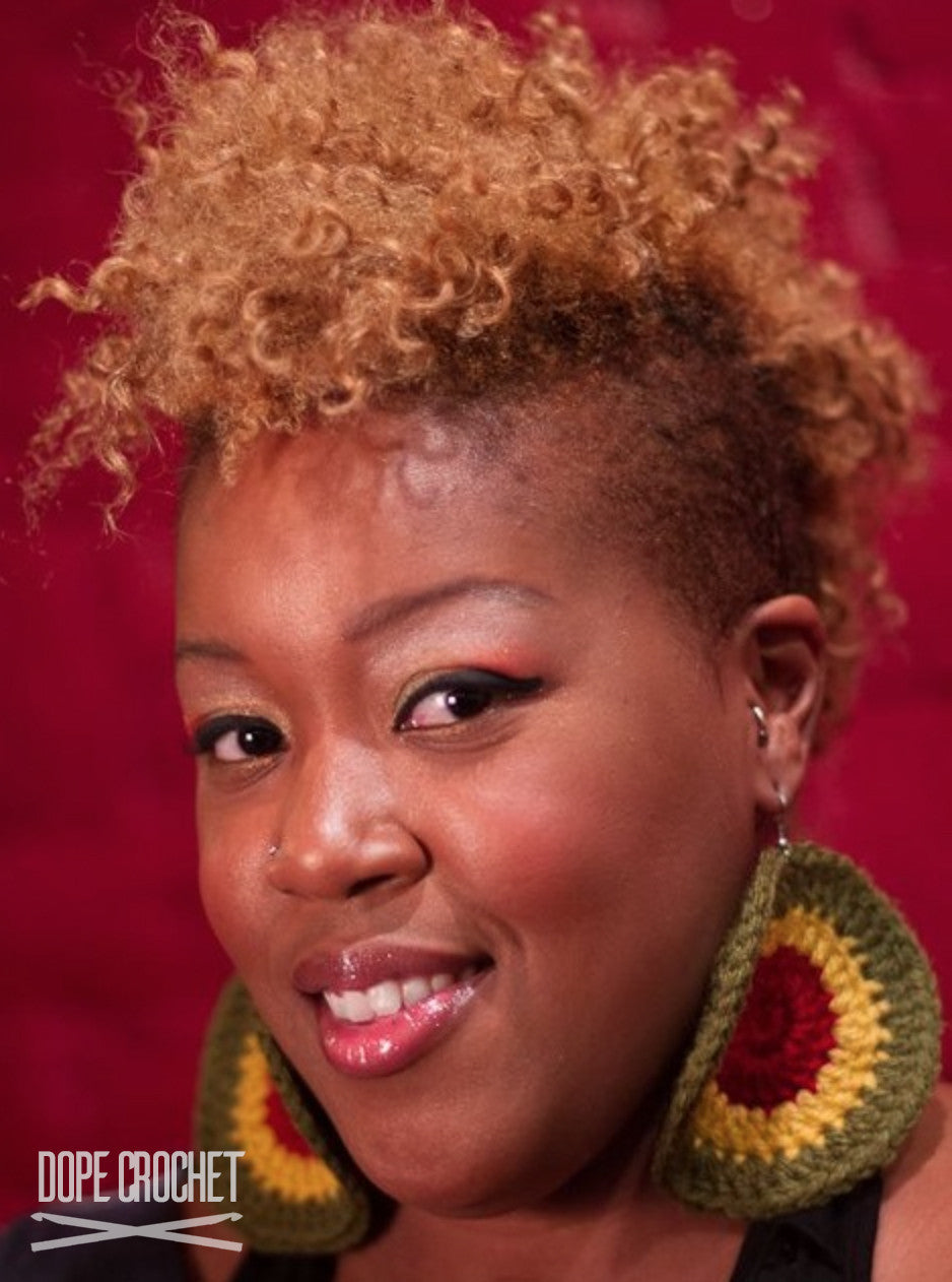 Dope Crochet PATSY Swirl Earrings